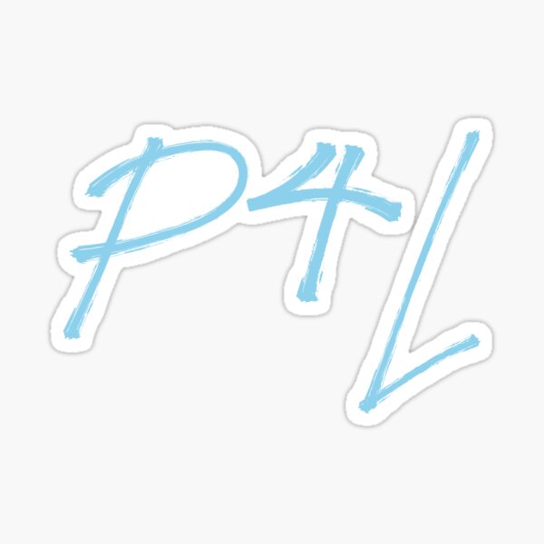 "P4L" Sticker for Sale by karenna-musc | Redbubble