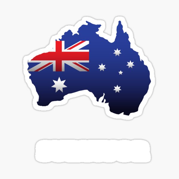 Flag Map Of Australia Australian Outline Decal Sticker Car, 54% OFF