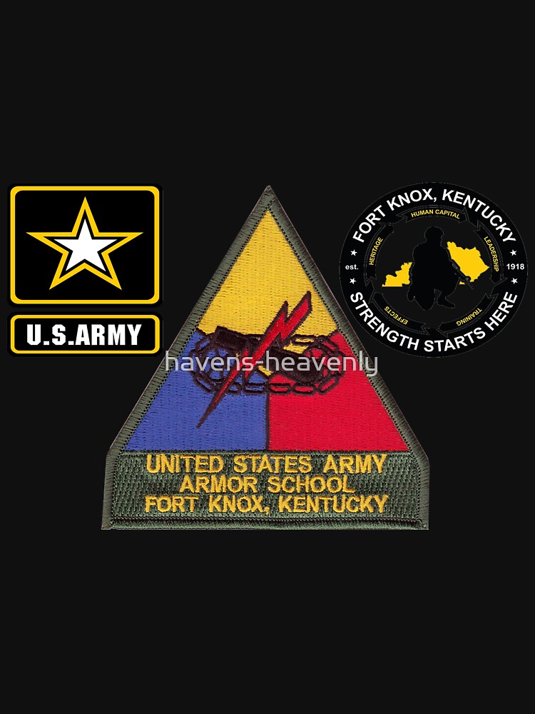 "USA Armor School Fort Knox Kentucky Militaria" Active T-Shirt for Sale ...