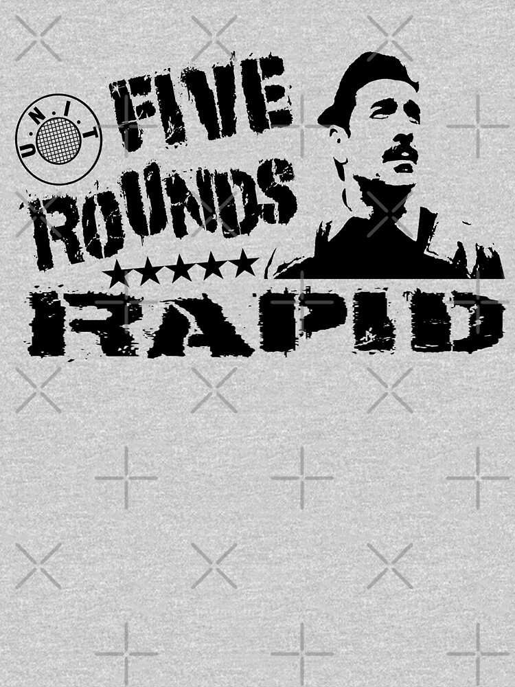 "Five Rounds Rapid" T-shirt for Sale by Towerjunkie | Redbubble | the ...