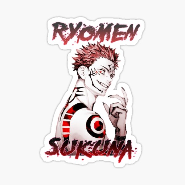 "Ryomen Sukuna" Sticker for Sale by Ricardo-Vale | Redbubble