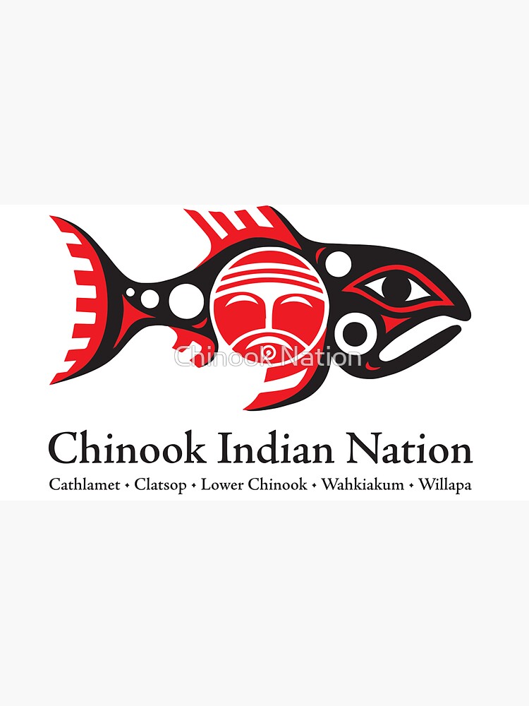 "Chinook Indian Nation Tribal Logo, horizontal" Cap for Sale by ChinookNation | Redbubble