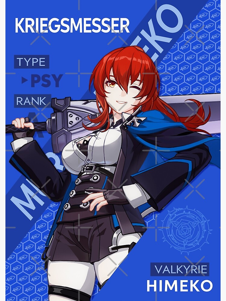 "Murata Himeko Kriegsmesser" Art Print for Sale by Saikishop | Redbubble