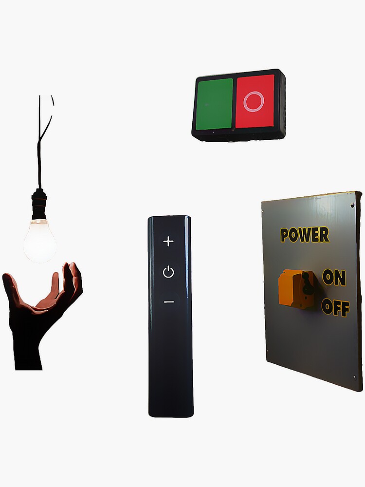 "4 Sketched Activate Stickers Pack Turn On Car Switch Remote" Sticker ...