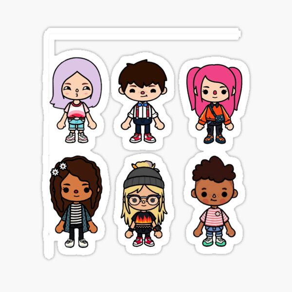 "Toca Boca" Sticker for Sale by PixelRune | Redbubble