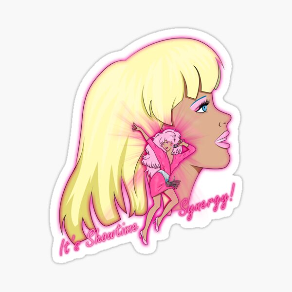 "Its Showtime Synergy!" Sticker for Sale by evobs | Redbubble