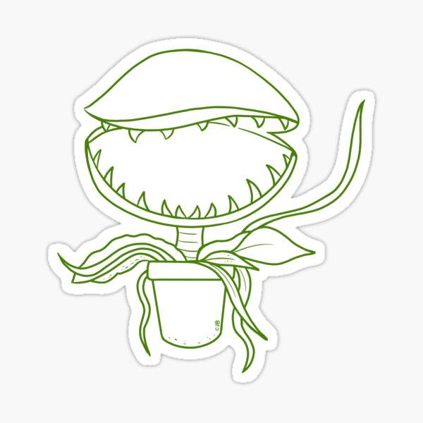 "Venus FlyTrap" Sticker for Sale by FunnehGacha | Redbubble