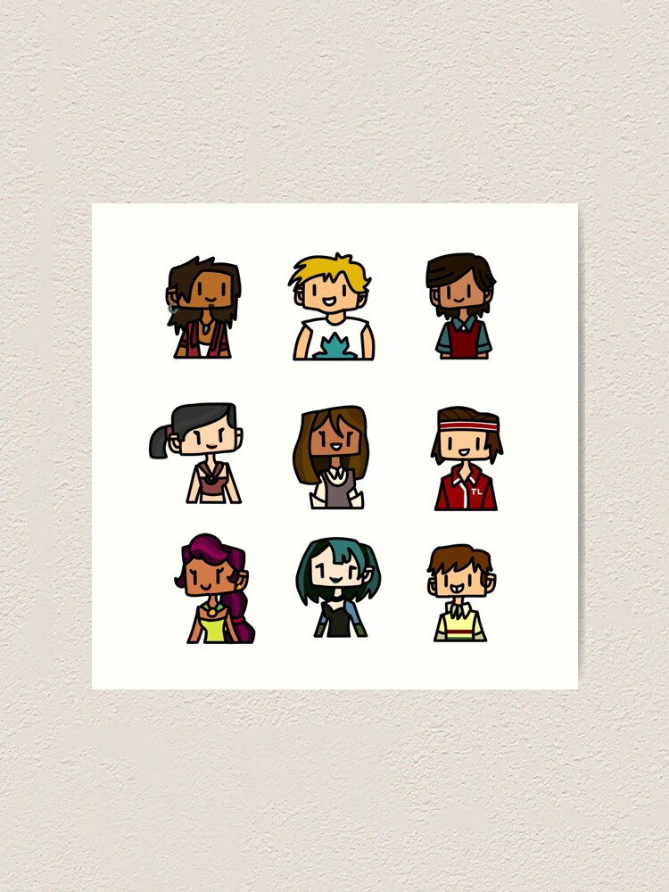 "Total Drama World Tour Characters " Art Print by GiraffenGoggles ...