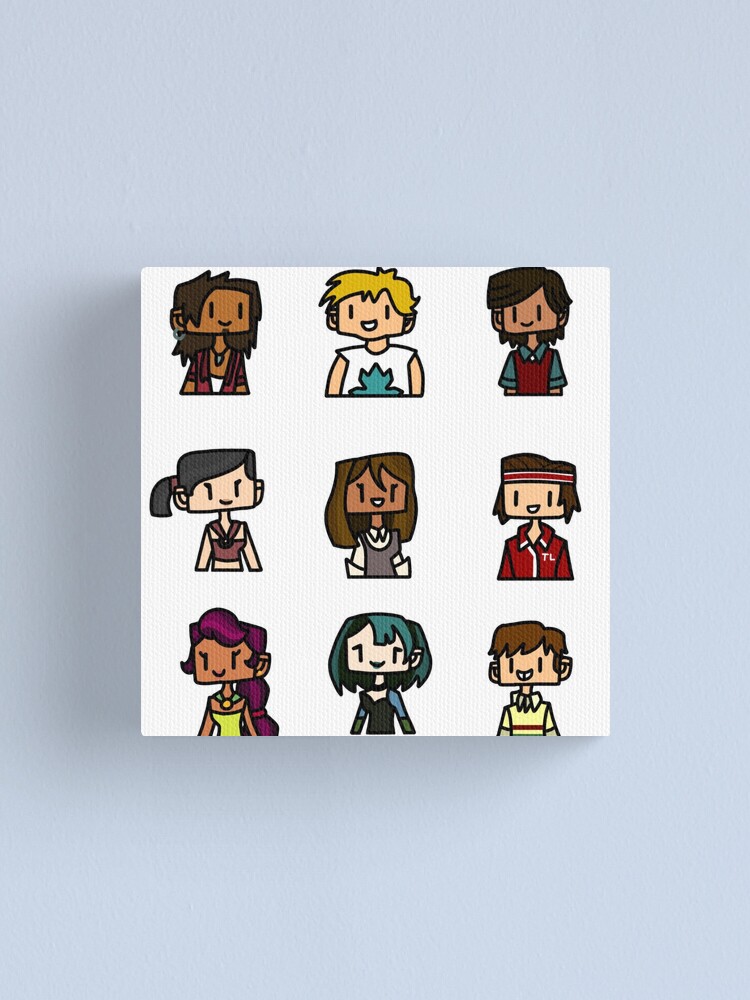 "Total Drama World Tour Characters " Canvas Print for Sale by ...