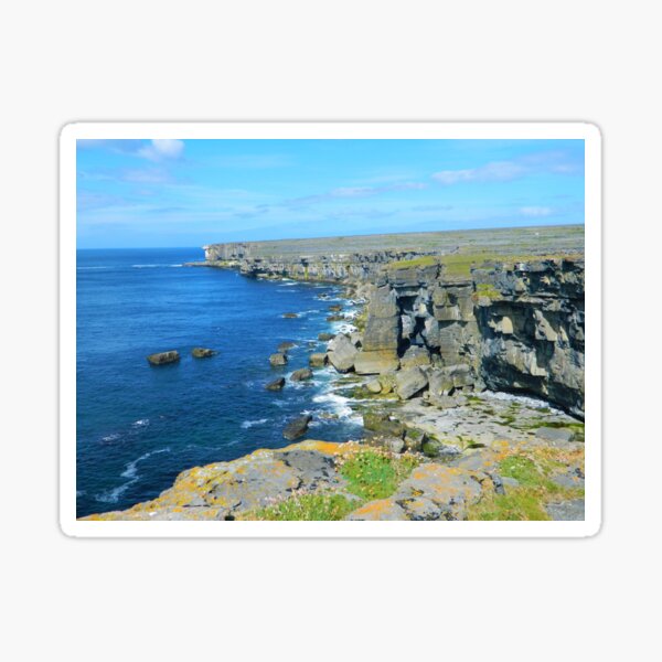 "Aran Island Coast" Sticker for Sale by CunniffCreation | Redbubble