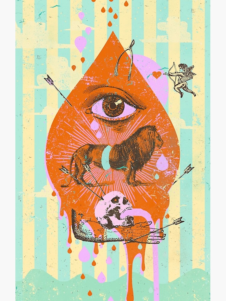 "Lion Drip Abstract Art" Poster for Sale by Guerillafashion | Redbubble