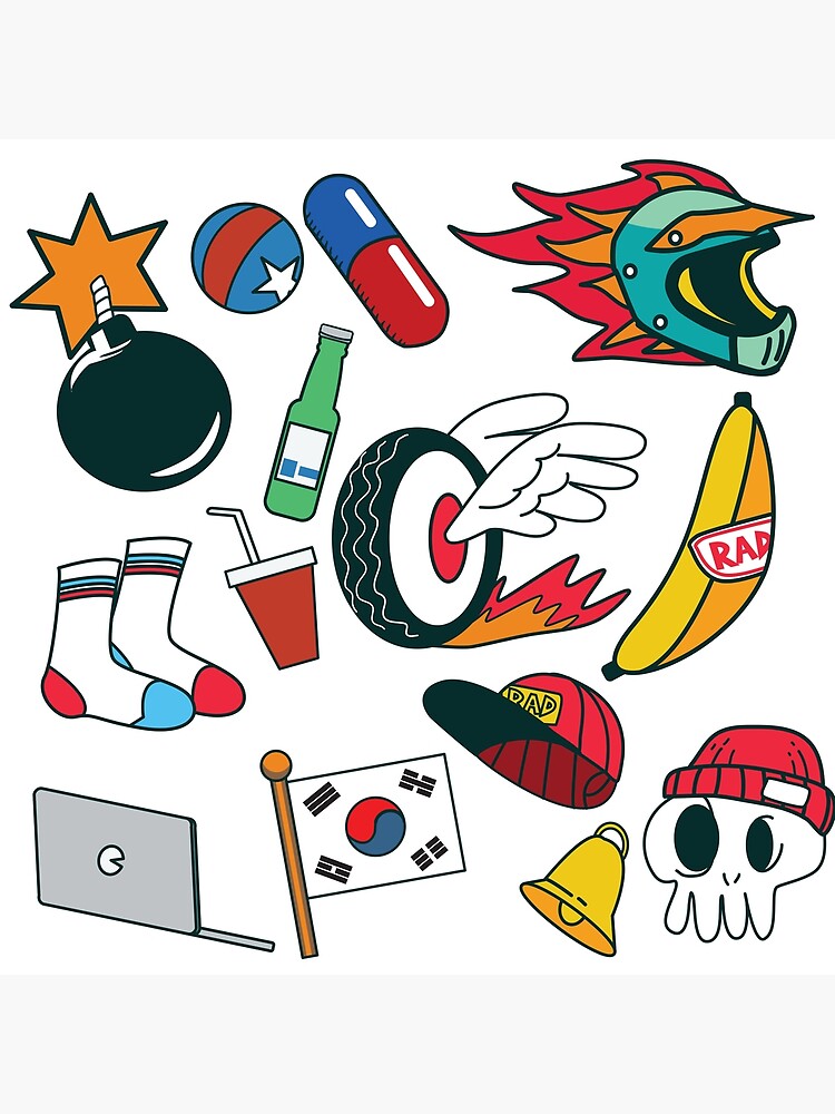 "RADICAL STICKER" Poster by anggrilukman | Redbubble