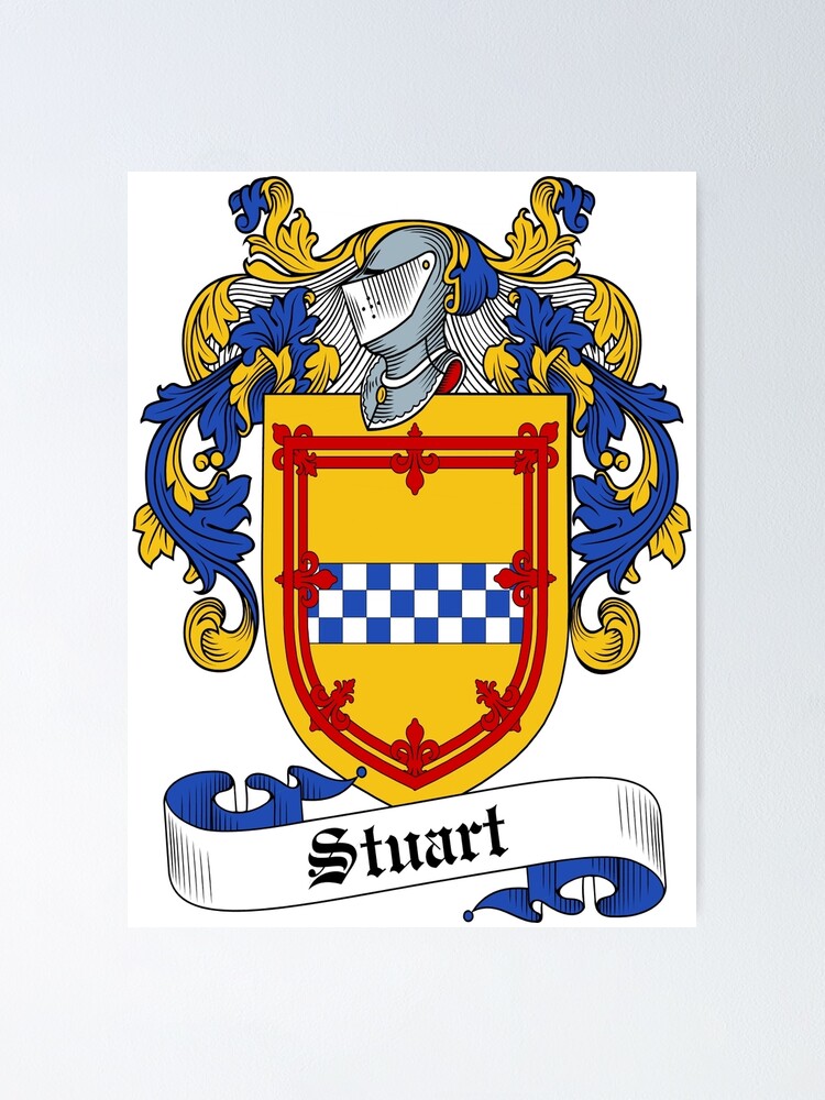 "Stuart " Poster for Sale by HaroldHeraldry | Redbubble