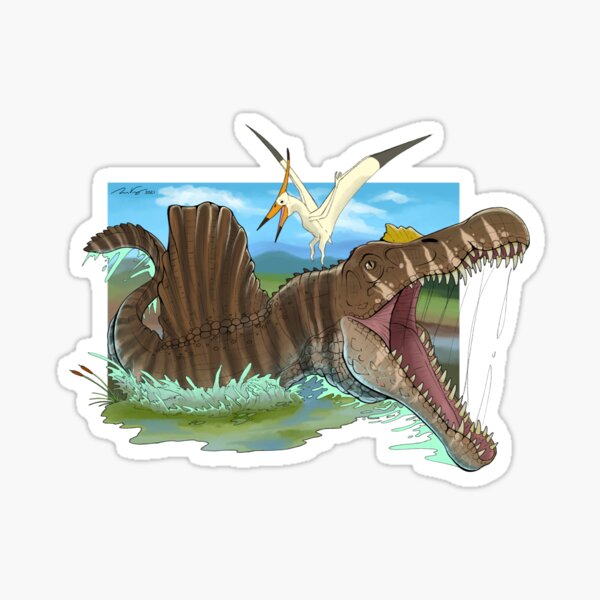 "Scientifically accurate Spinosaurus " Sticker for Sale by ...