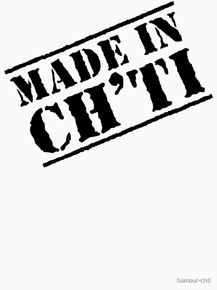 T-shirt « Made in Ch'ti », par humour-chti | Redbubble