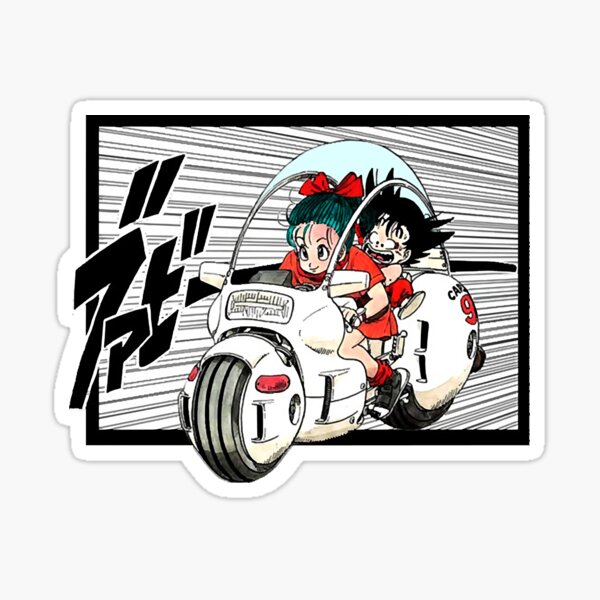 "Bulma and Goku " Sticker for Sale by zcarnahiba | Redbubble