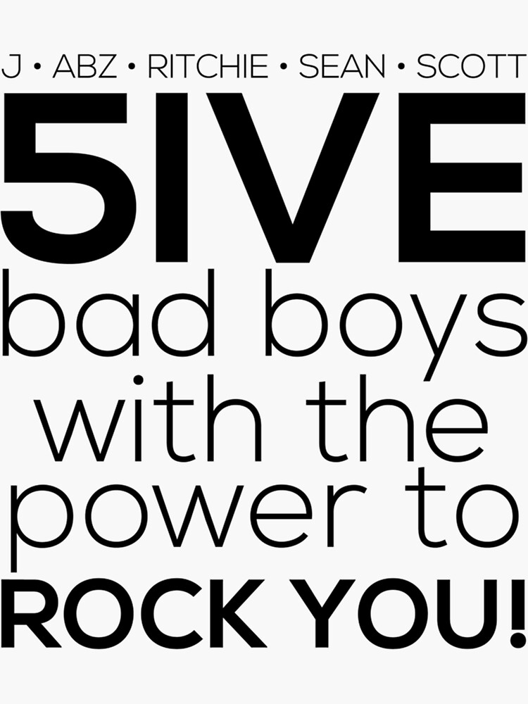 "5Ive" Sticker for Sale by merrickayle | Redbubble