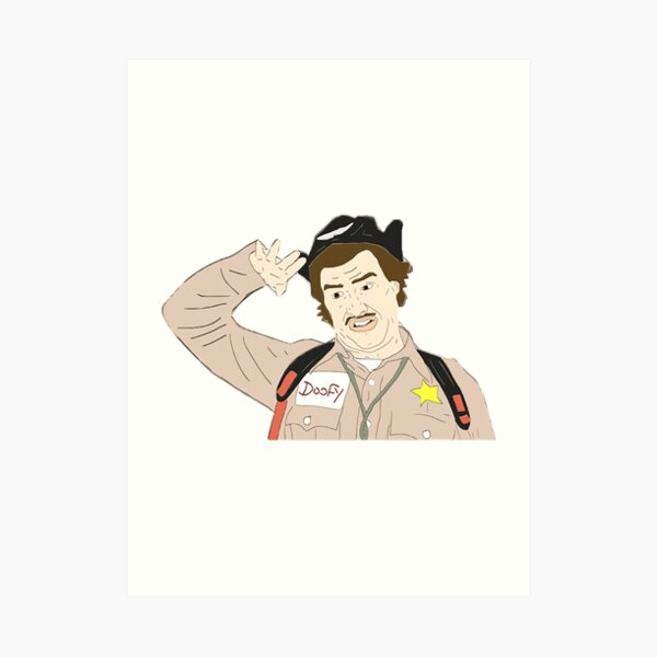 "Officer Doofy " Art Print for Sale by ezemannan | Redbubble