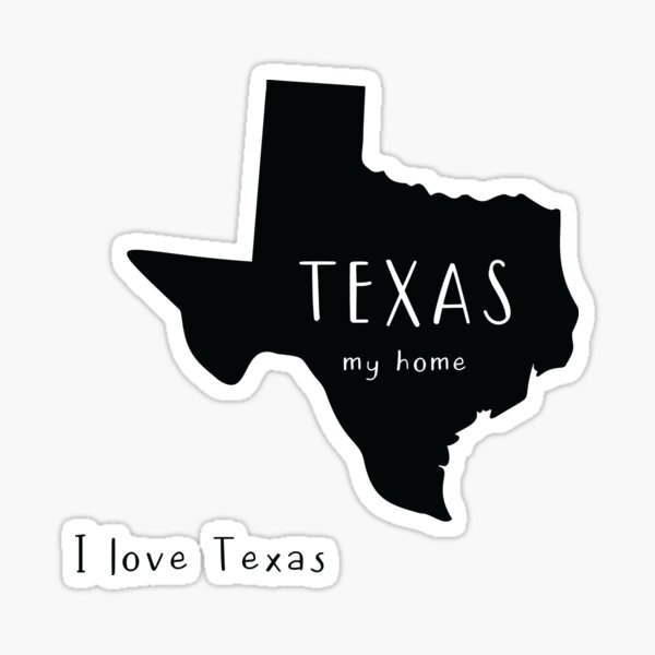"Texas state sticker pack" Sticker for Sale by latteeeeeeee | Redbubble