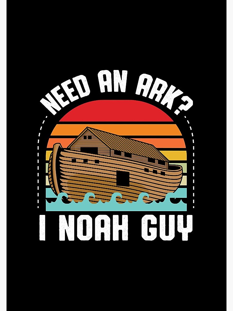 "Need an Ark I Noah Guy Vintage Funny Christian Pun Humor " Journal for ...