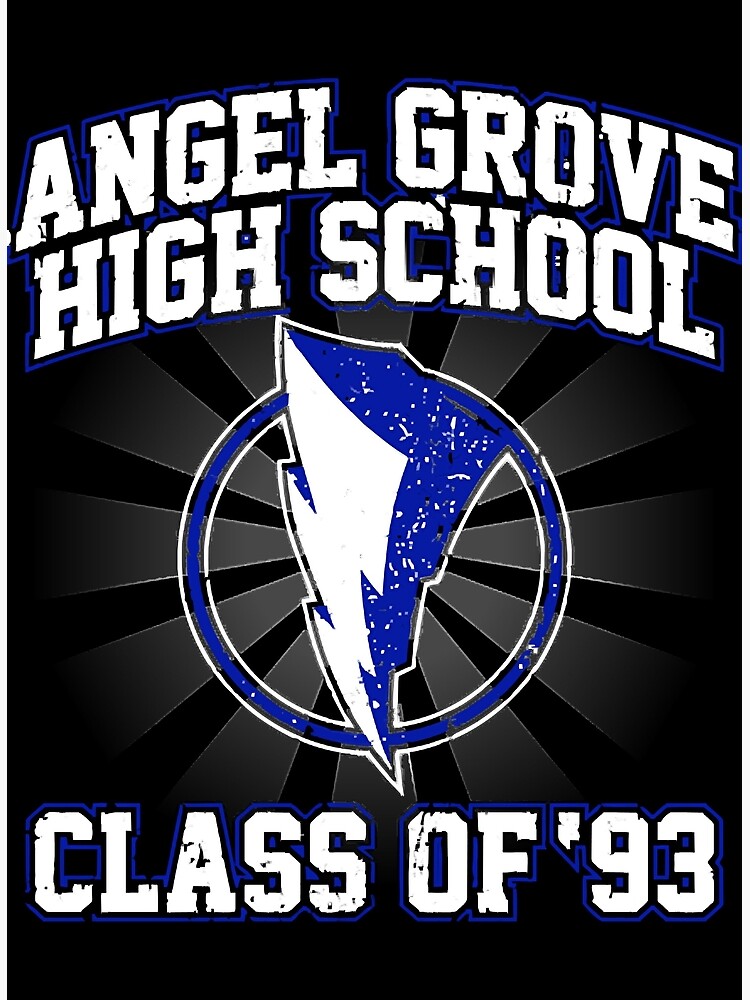 "Angel Grove High School Class of 93 " Poster for Sale by midnamcelr ...