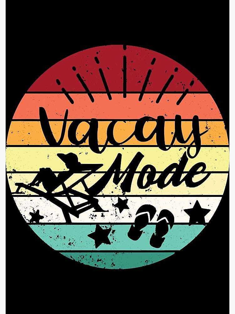 "Vintage vacay mode beach summer vacation trip family " Poster for Sale ...