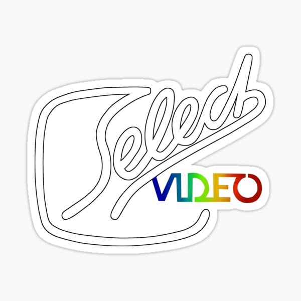 "Select Video Logo" Sticker for Sale by FranDarling | Redbubble