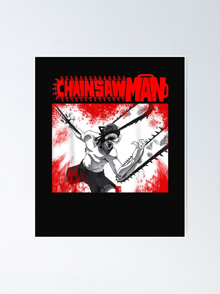 "Vintage Man Chainsaw Vaporware Anime Manga Series Characters " Poster ...
