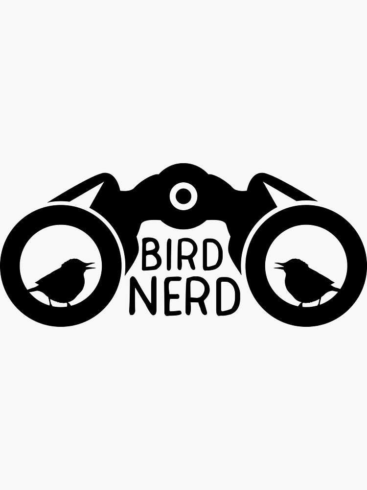 "Bird Nerd" Sticker for Sale by keepers | Redbubble
