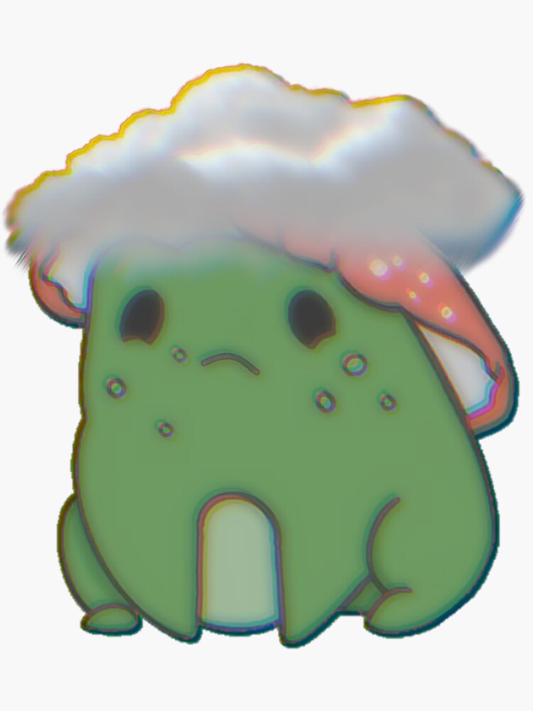 "Sad toad" Sticker for Sale by Carlos4509 | Redbubble