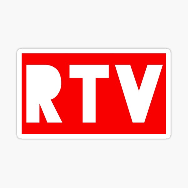 "RTV" Sticker by dufffs | Redbubble