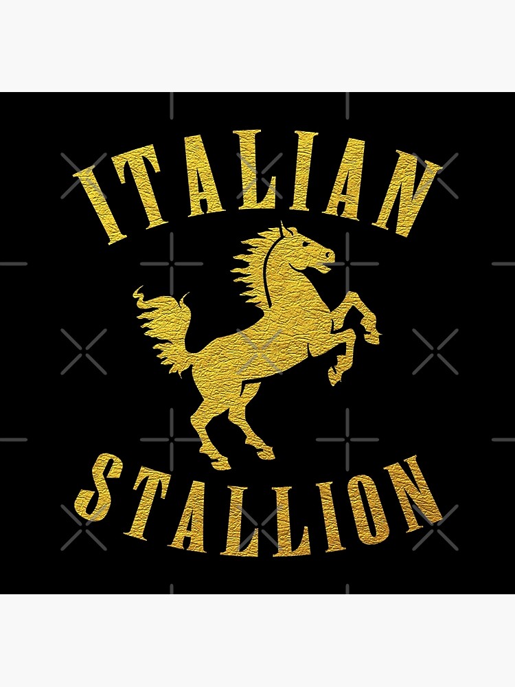 "ITALIAN STALLION gold design" Art Print for Sale by limitlezz | Redbubble