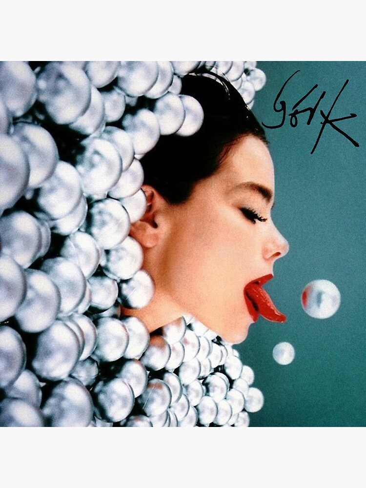 "Bjork Signed Print" Greeting Card for Sale by alonsoartz | Redbubble