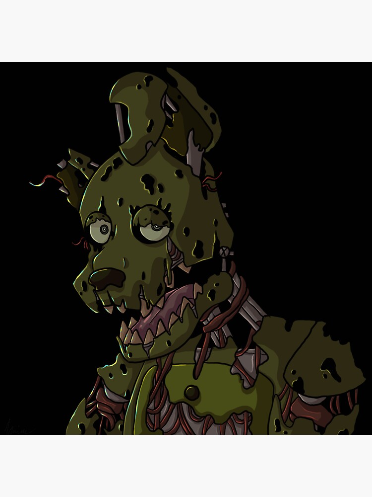 "Springtrap " Sticker by Bunnimeadows | Redbubble