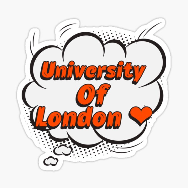 "University Of London" Sticker for Sale by adamajd | Redbubble