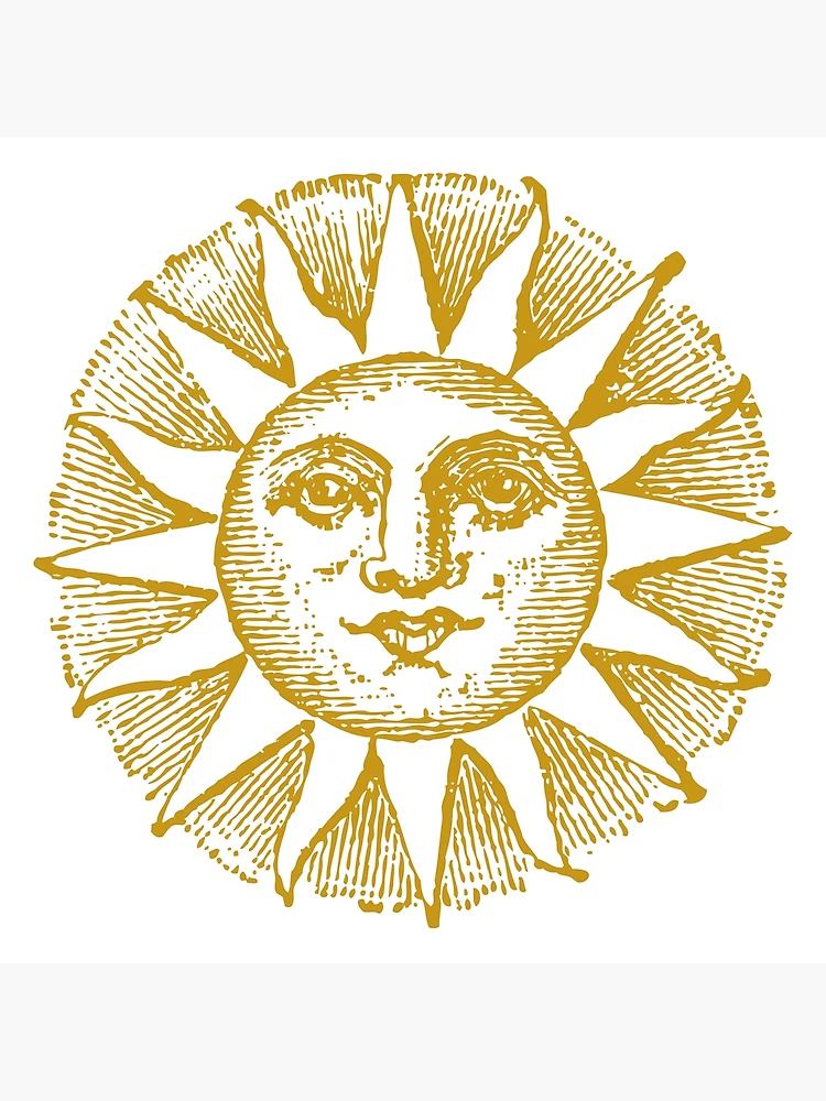 Ancient Sun Face