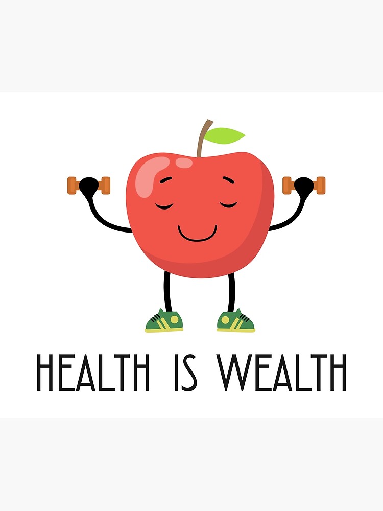 "Health is wealth - Health" Poster for Sale by GoodOnDemand | Redbubble