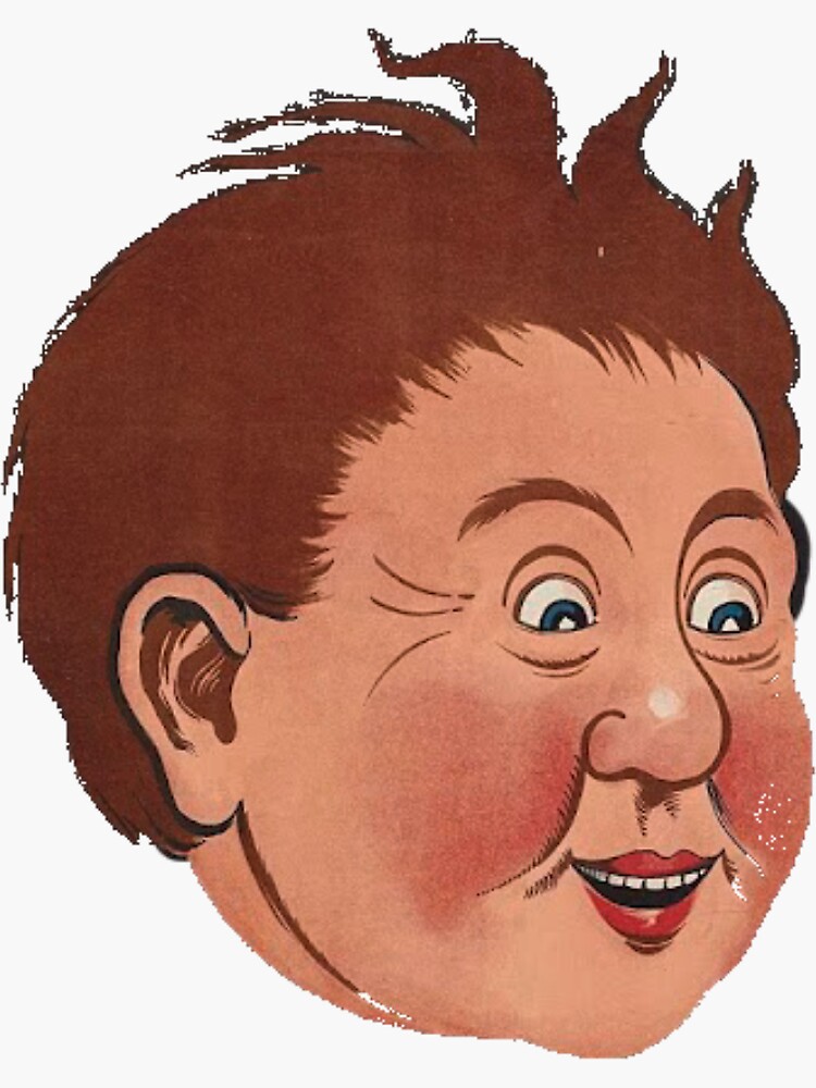 "Guy face" Sticker for Sale by Runnylame | Redbubble