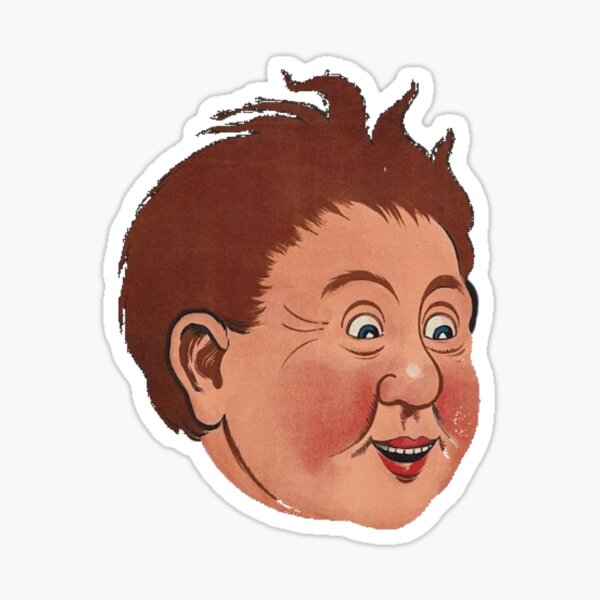 "Guy face" Sticker for Sale by Runnylame | Redbubble