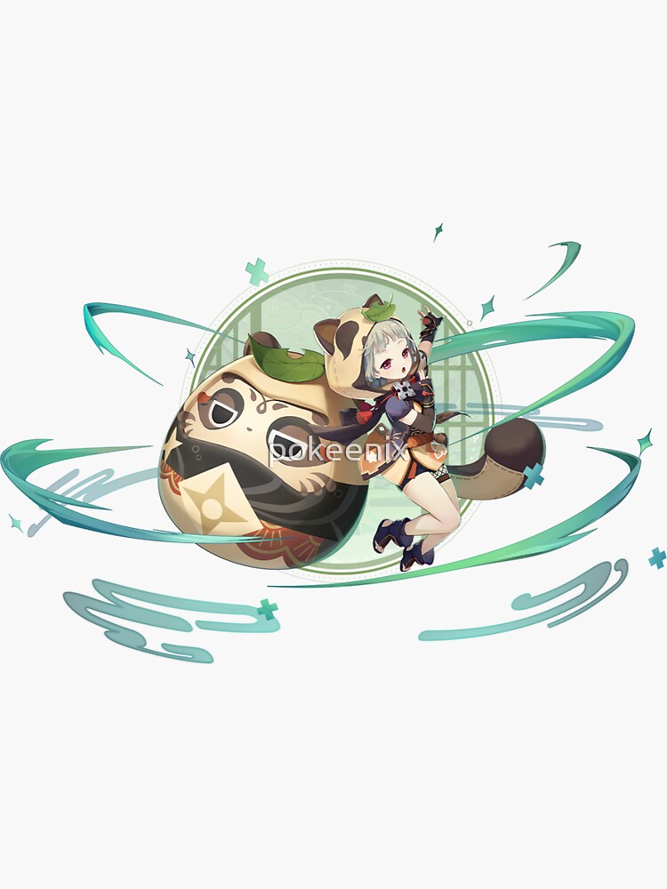"Genshin Impact Sayu Sticker " Sticker by pokeenix | Redbubble