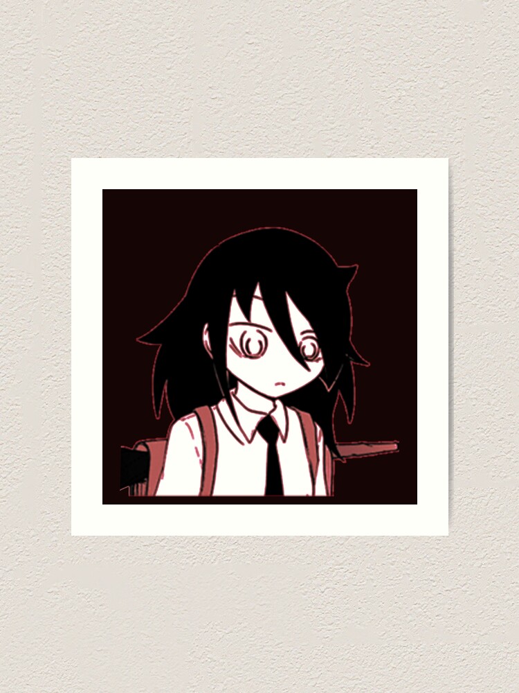 "tomoko manga watamote icons" Art Print for Sale by Animecomic | Redbubble