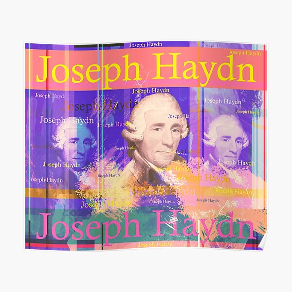 "beautiful Joseph Haydn portrait, famous musician, famous people ...