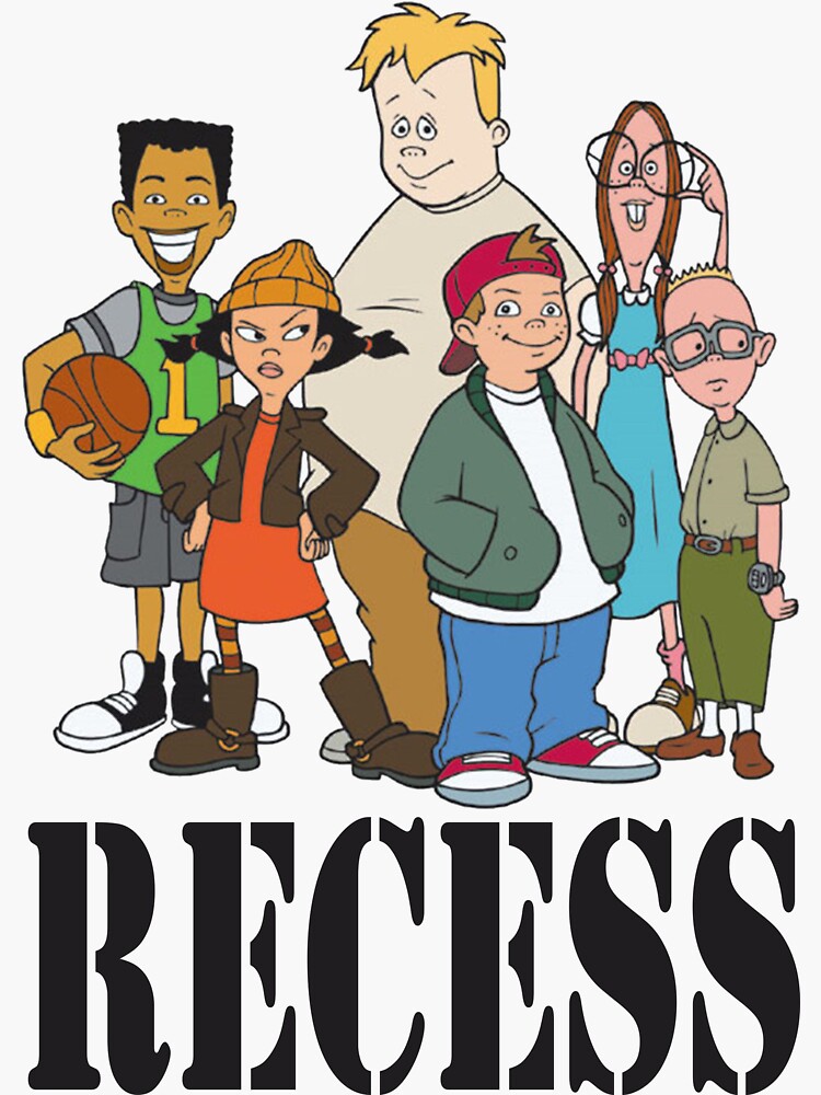 "RECESS" Sticker for Sale by mortoncoco | Redbubble