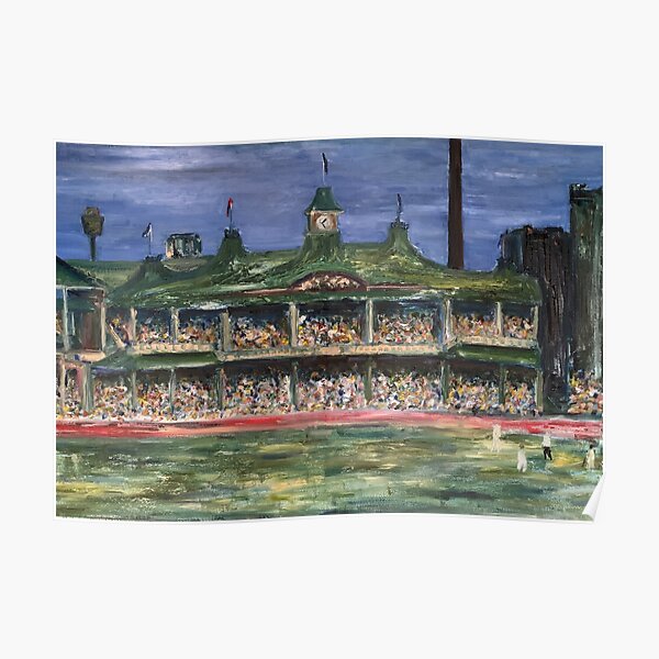 "SYDNEY CRICKET GROUND SCG" Poster for Sale by martydav | Redbubble