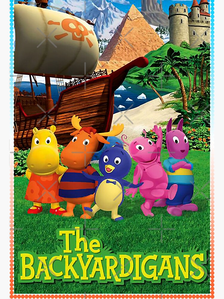 Pegatina «Los Backyardigans Kids Castaways Pablo Las caricaturas para ...