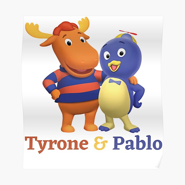 Póster «Los Backyardigans Tyrone y Pablo Kids Castaways Pablo Las ...