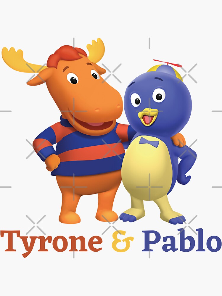 Pegatina «Los Backyardigans Tyrone y Pablo Kids Castaways Pablo Las ...