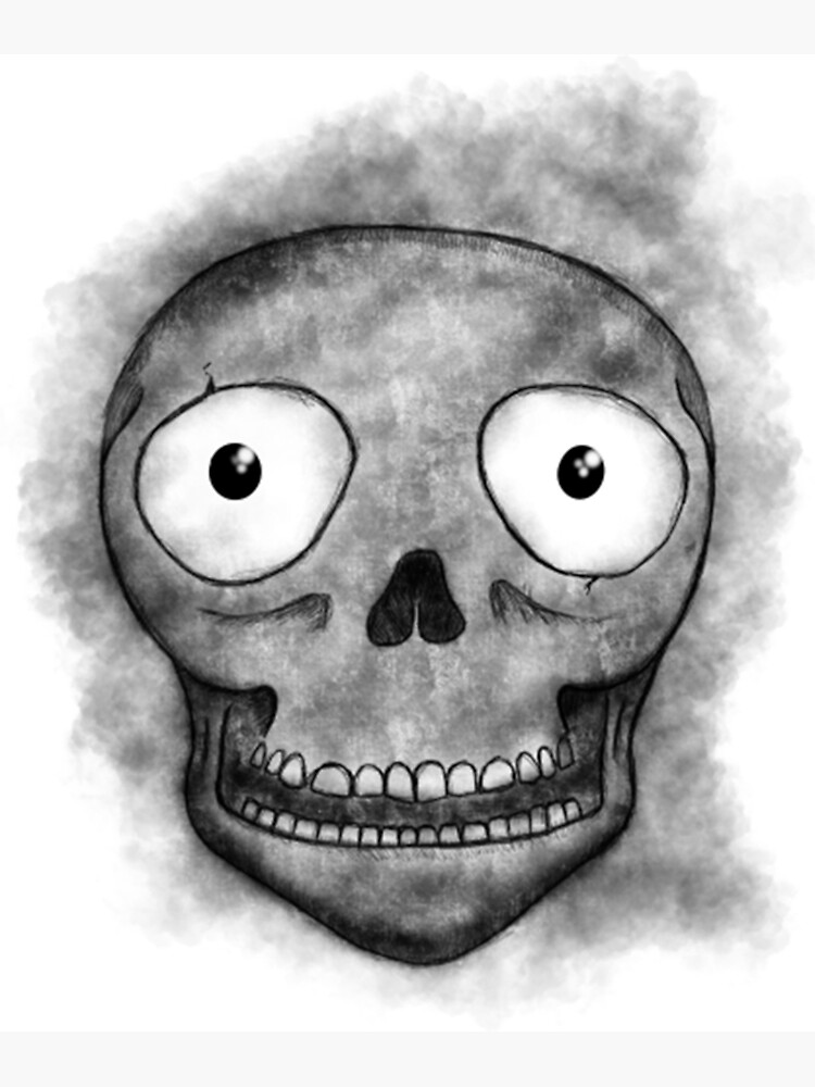 "Dusty dusty Skull " Poster for Sale by PsgM30 | Redbubble