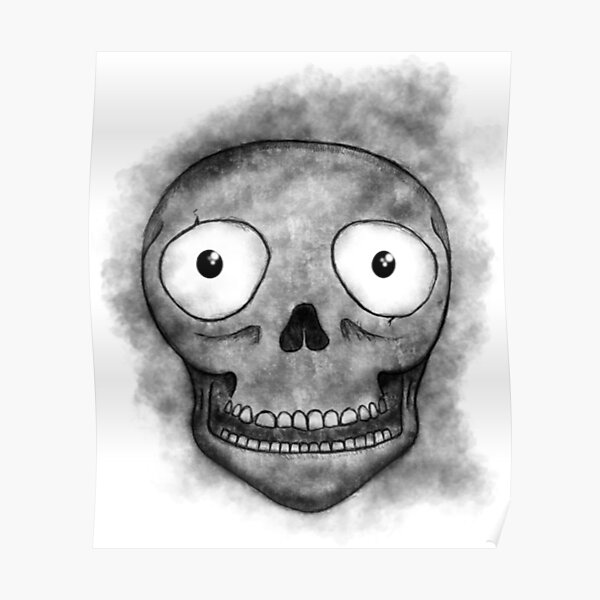 "Dusty dusty Skull " Poster for Sale by PsgM30 | Redbubble