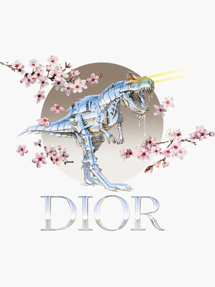 "Jurassic World x Hajime Sorayama - Cyber T-rex D10R" Sticker for Sale ...